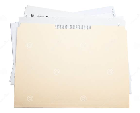 Stuffed file folder stock photo. Image of organize, pile - 23017942