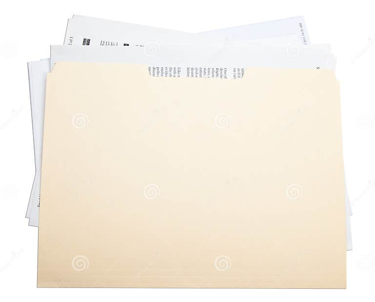 Stuffed file folder stock photo. Image of organize, pile - 23017942