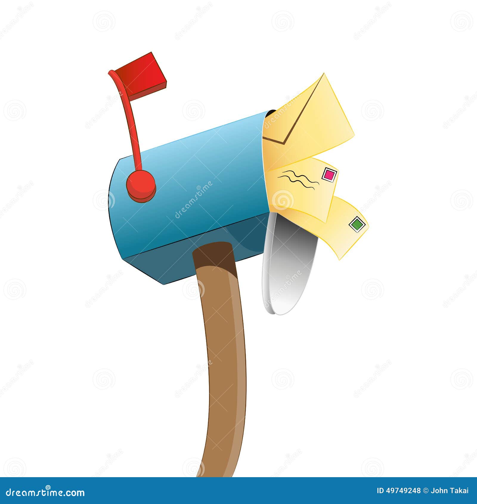 Stuffed Mailbox Stock Illustrations – 142 Stuffed Mailbox Stock ...