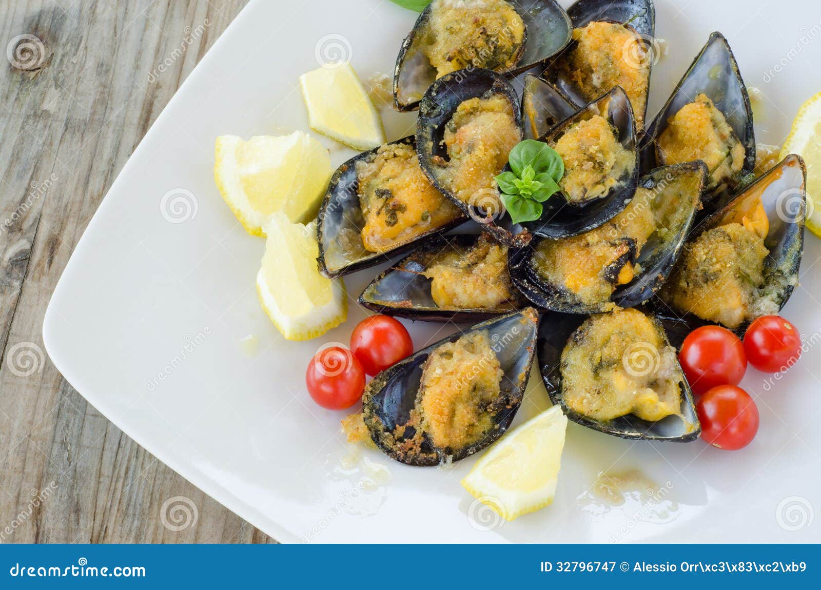 Stuffed Mussels stock image. Image of meal, cuisine, delicious - 32796747