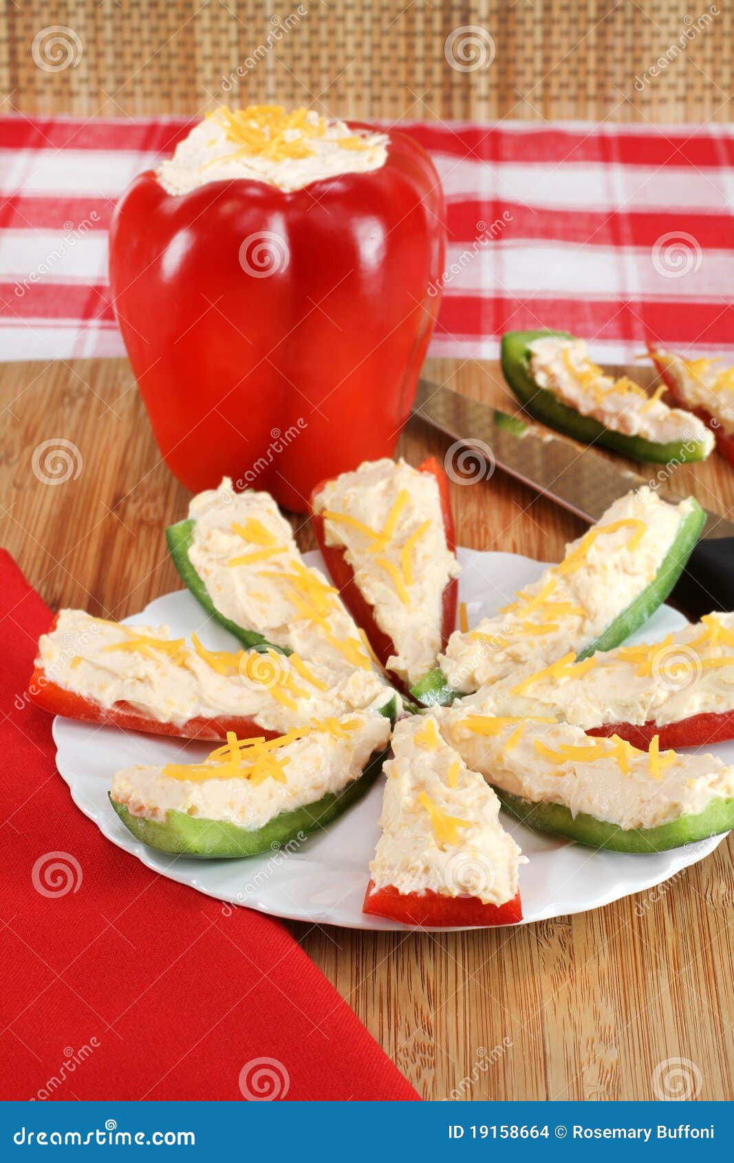 Stuffed Pepper Appetizers stock photo. Image of healthy - 19158664