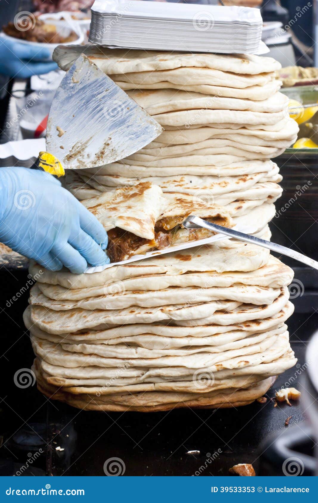 Stuffed pie stock image. Image of catering, classic, food - 39533353