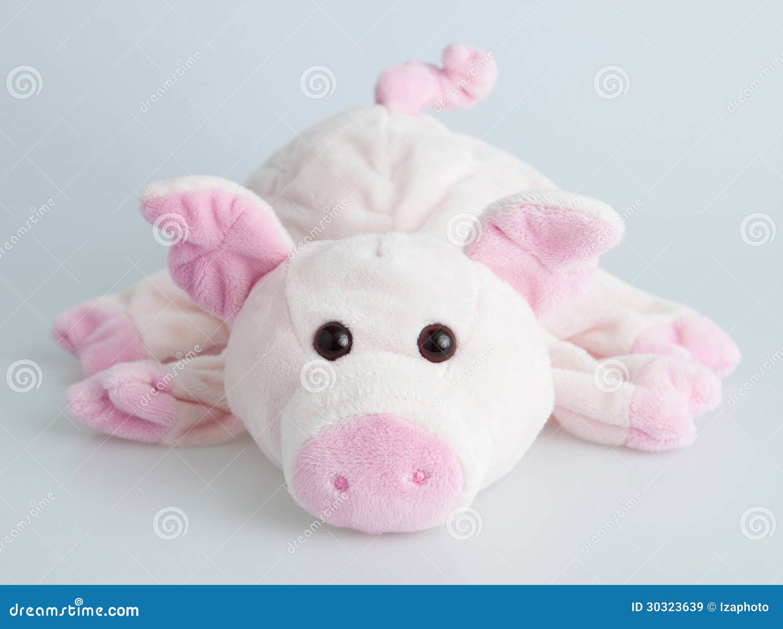 Stuffed pink piggy stock image. Image of snout, fluffy - 30323639