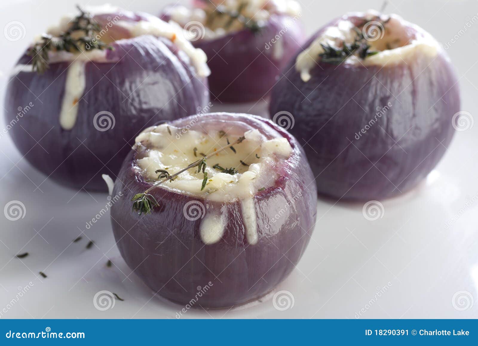 Stuffed and Roasted Onions stock image. Image of dinner - 18290391