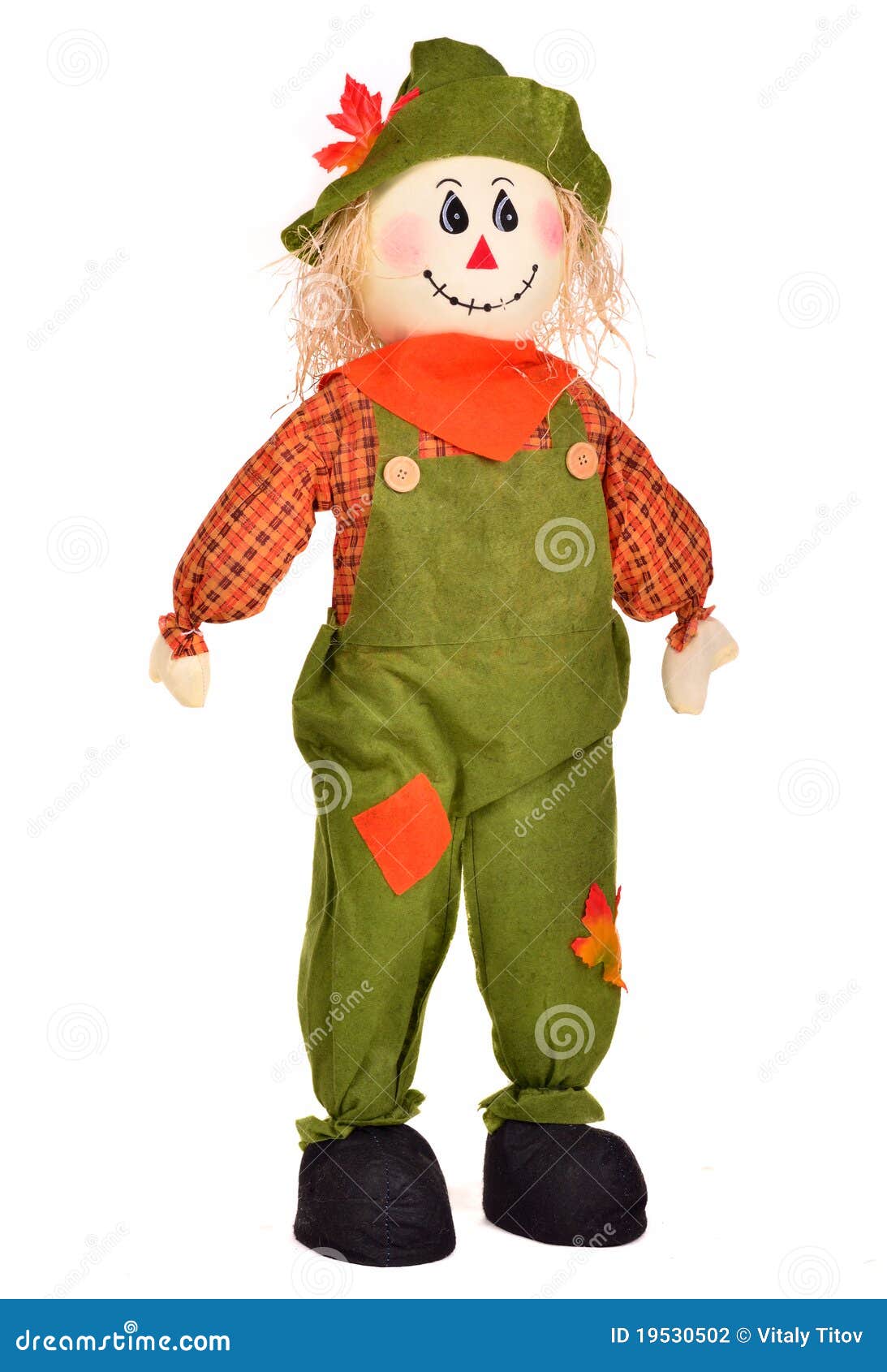 Stuffed Scarecrow With A Hat Royalty-Free Stock Photography ...