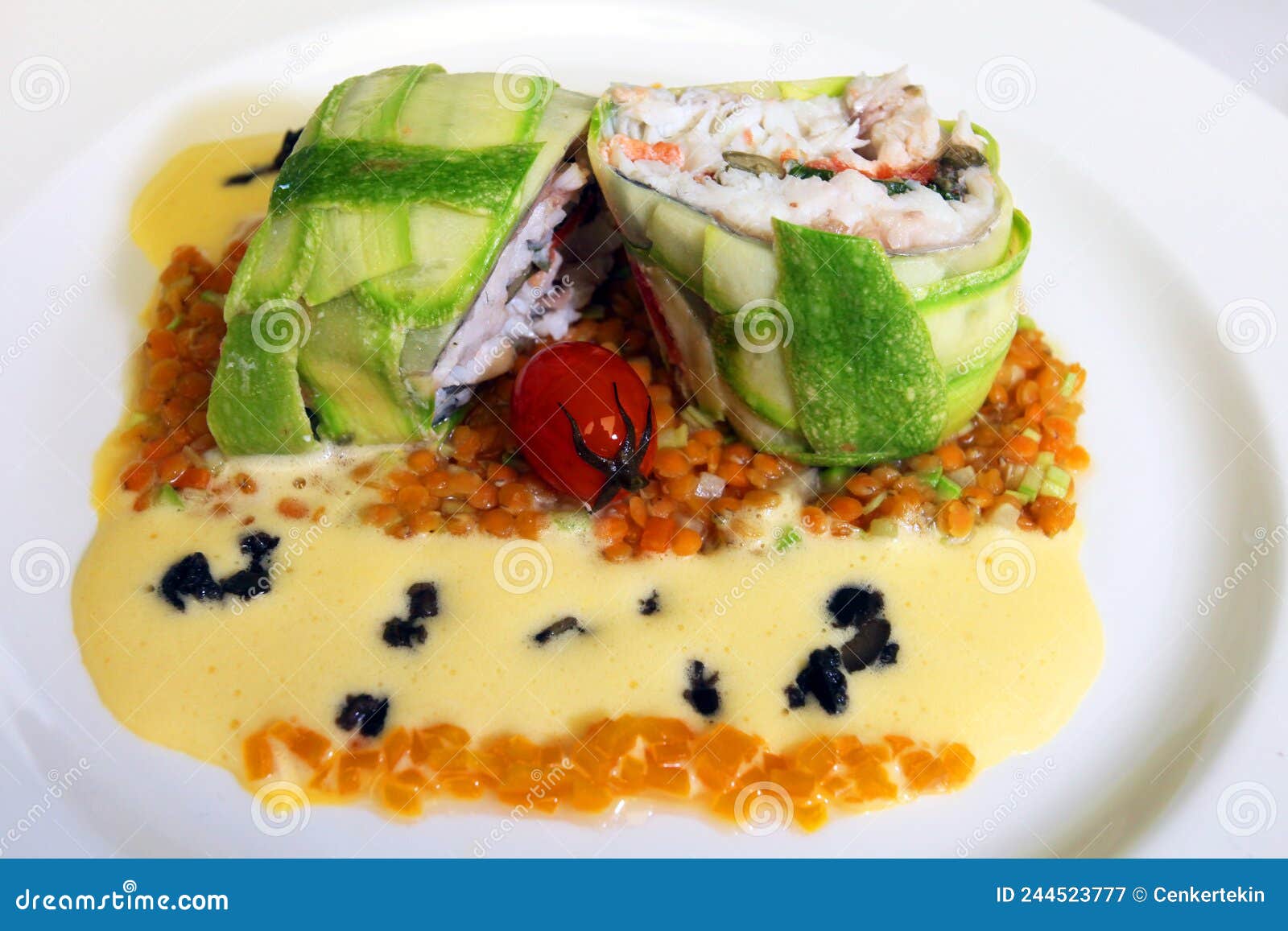 Stuffed Shrimp with Pumpkin Stock Image - Image of culture, landscape ...