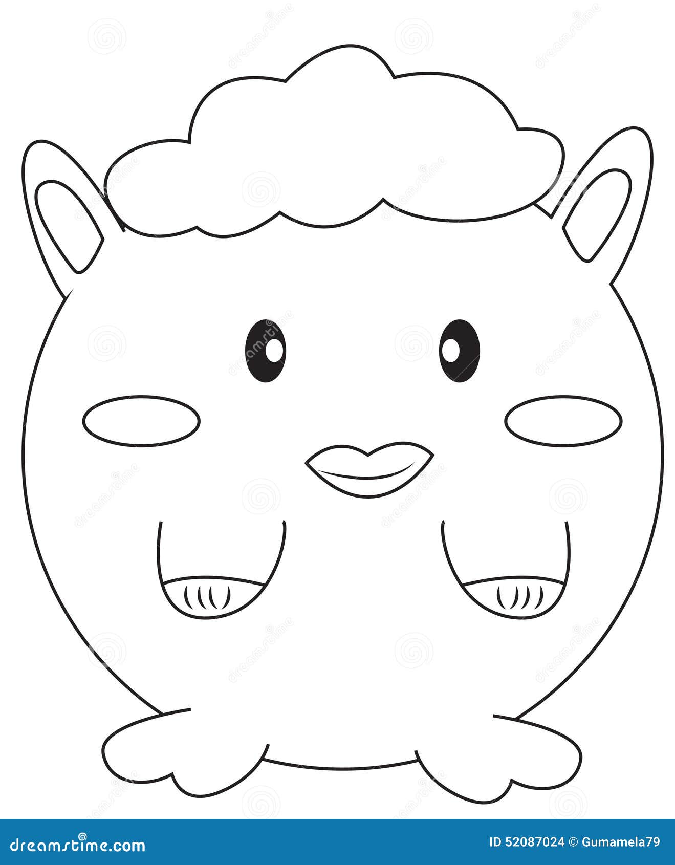 Stuffing Coloring Page