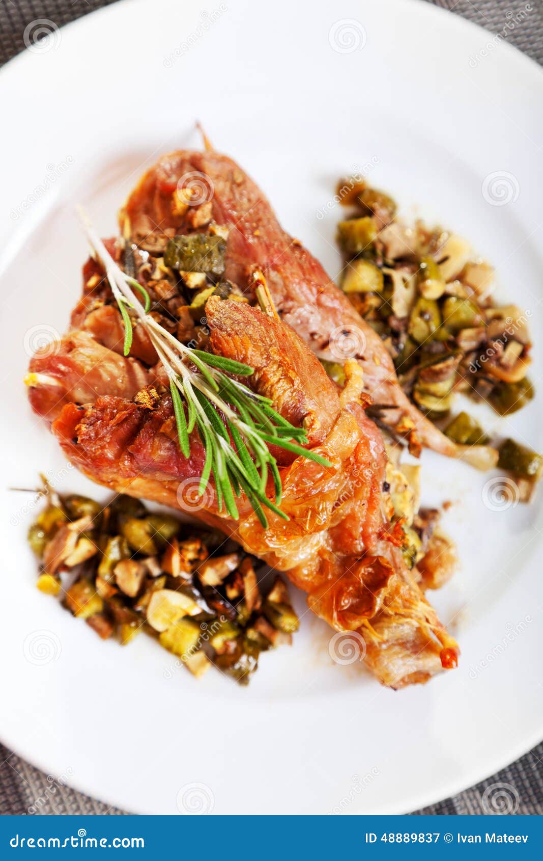 Stuffed turkey legs stock image. Image of single, legs - 48889837