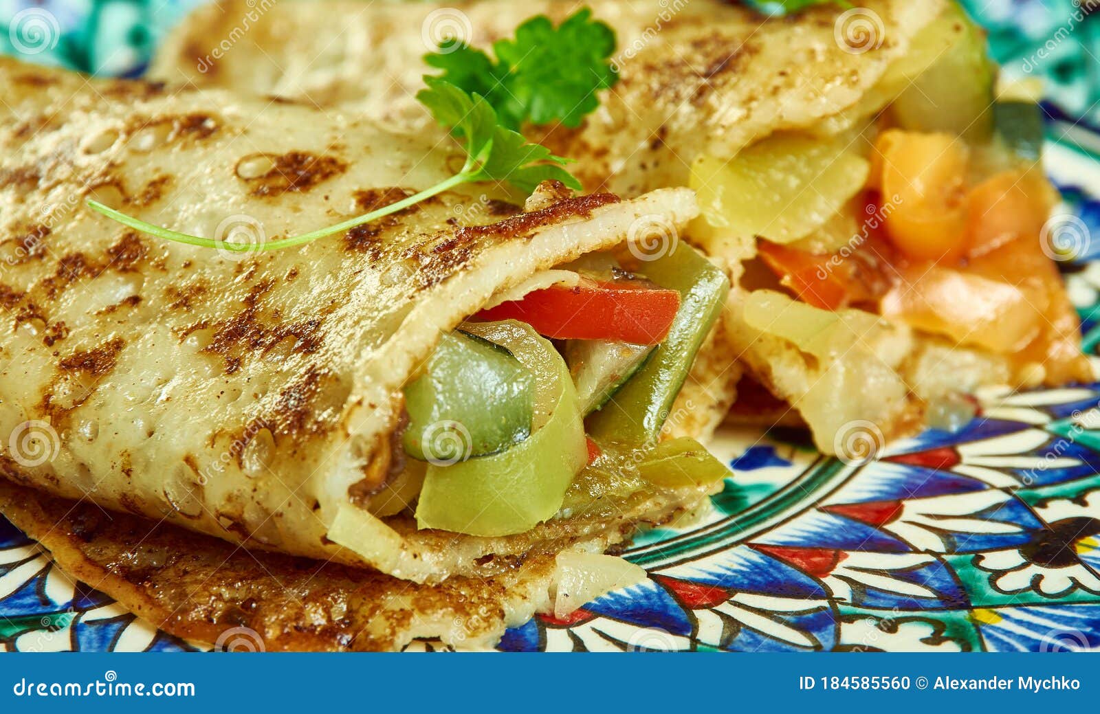 Stuffed vegetable parathas stock photo. Image of indian - 184585560