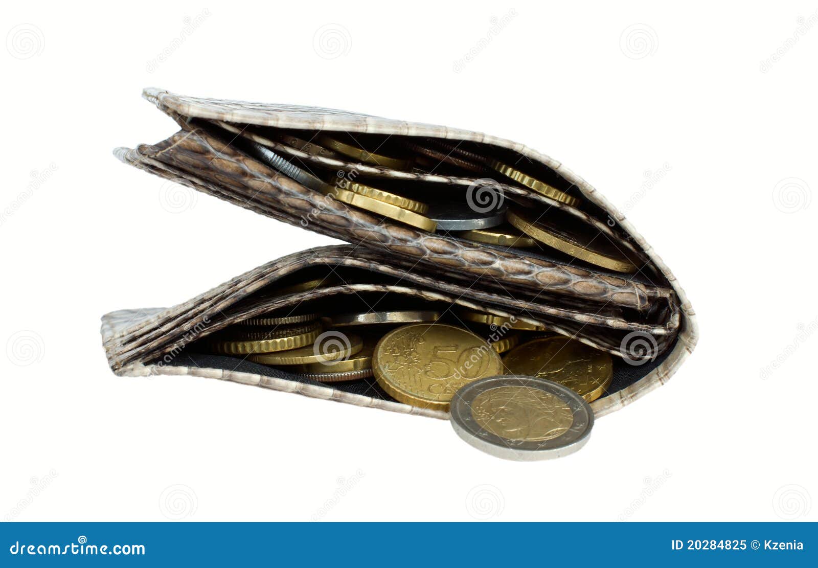Stuffed wallet stock image. Image of cent, spending, purse - 20284825