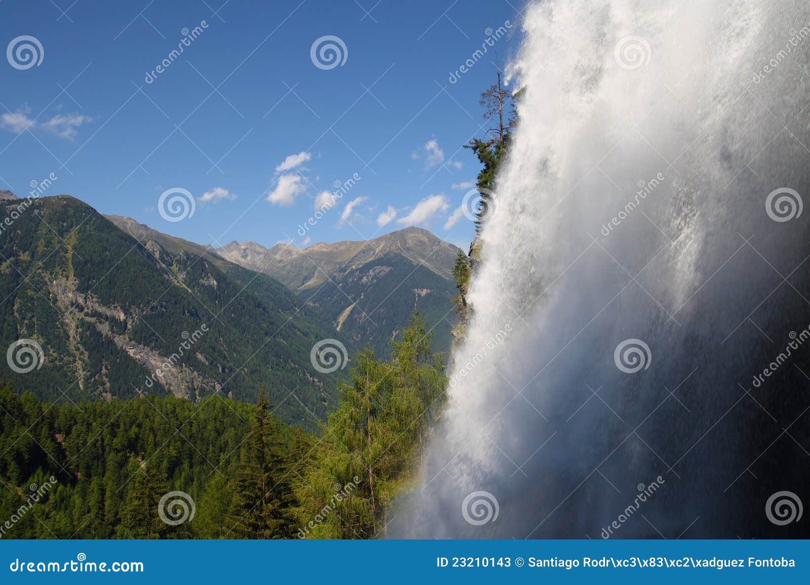 Stuiben fall in Otztal stock image. Image of drop, alpine - 23210143