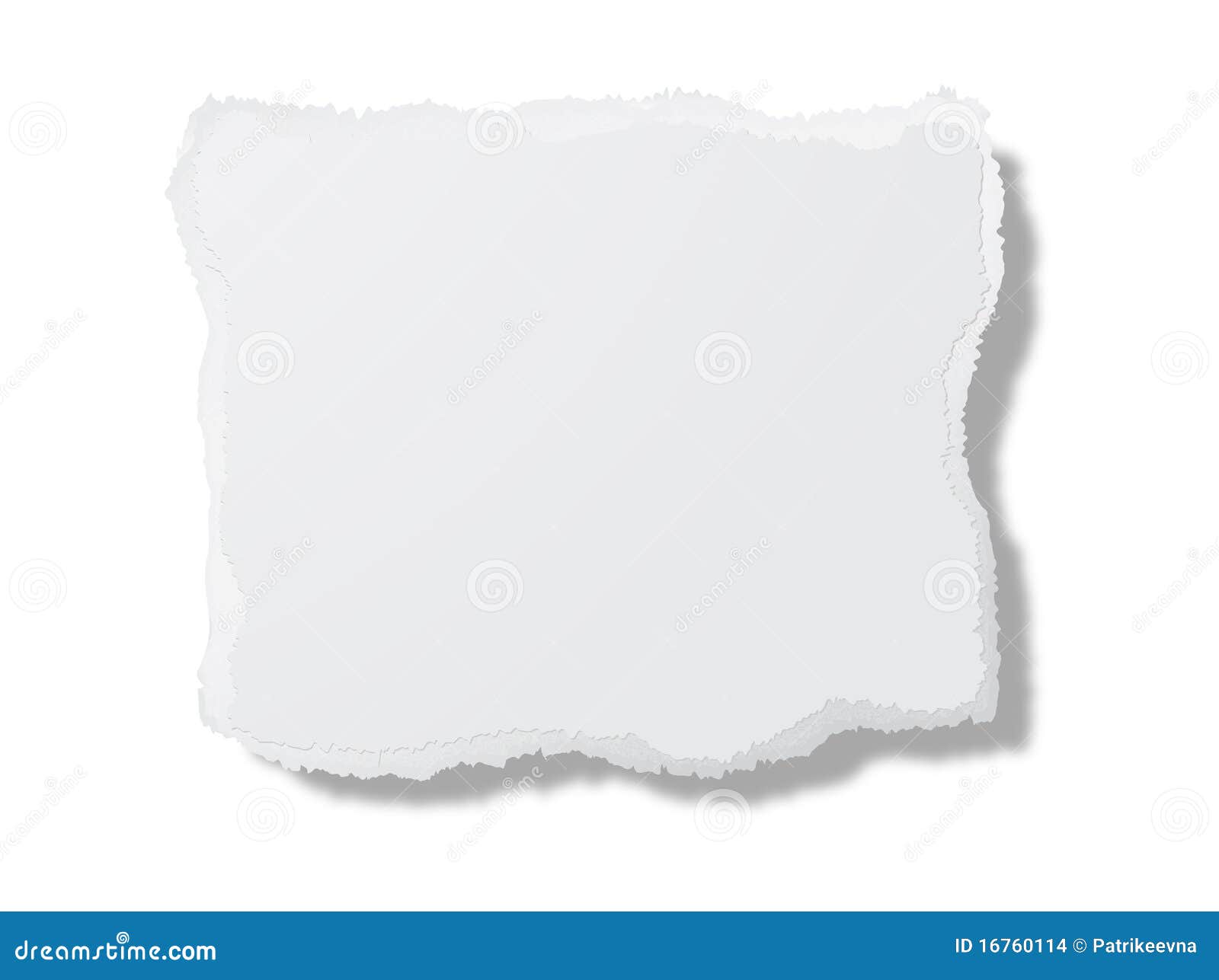 Stuk van wit karton vector illustratie. Illustration of stukken - 16760114