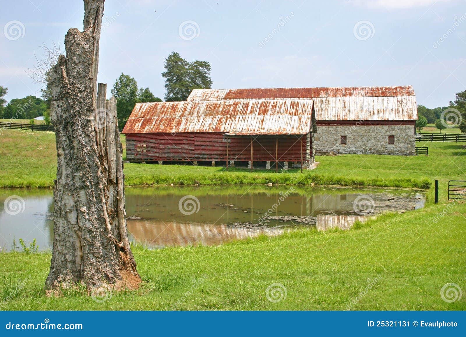 Stump & Barns stock image. Image of stump, rusty - 25321131