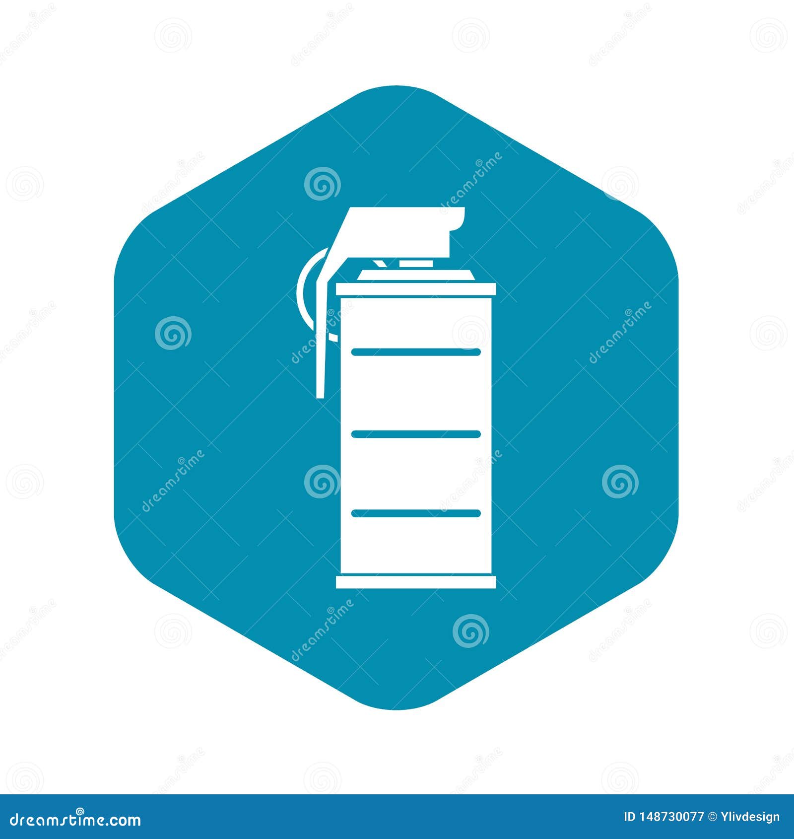 Stun Grenade Icon, Simple Style Stock Vector - Illustration of attack ...