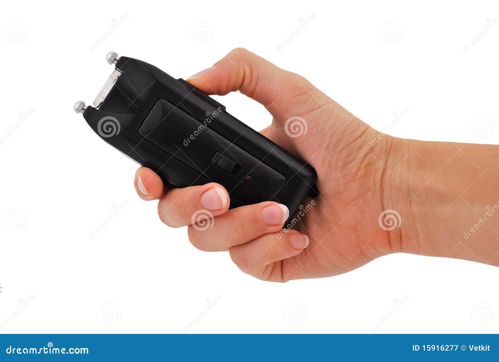 Stun gun stock image. Image of fingers, hand, volts, focus - 15916277