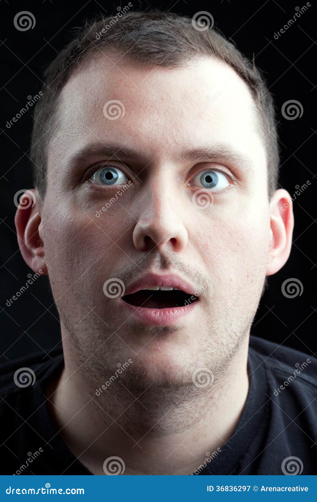 Stunned Shocked Man stock image. Image of aged, american - 36836297