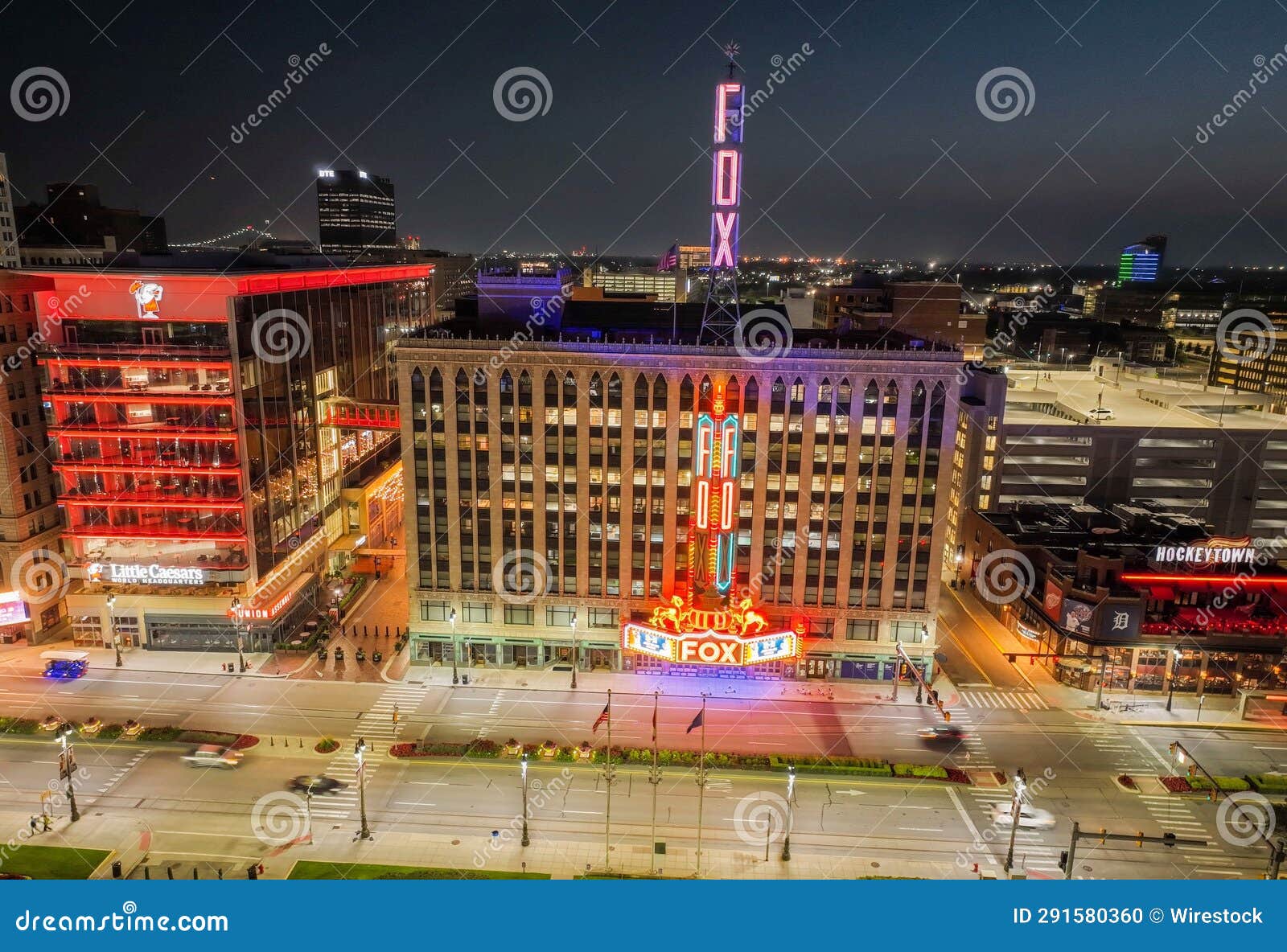Stunning Aerial View of a Detroit City in Michigan, USA. Editorial ... Stunning Aerial View of a Detroit City in Michigan, USA. Editorial ...