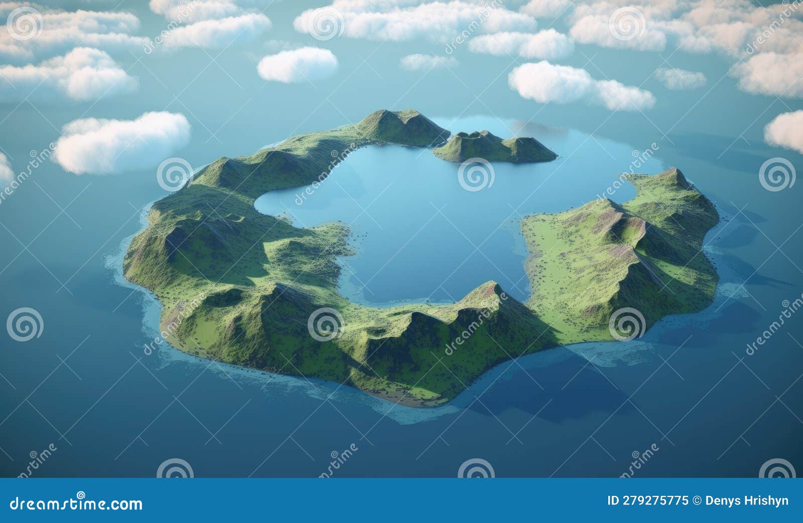 Stunning Aerial View of a Lake Shaped Like the World S Continents ...