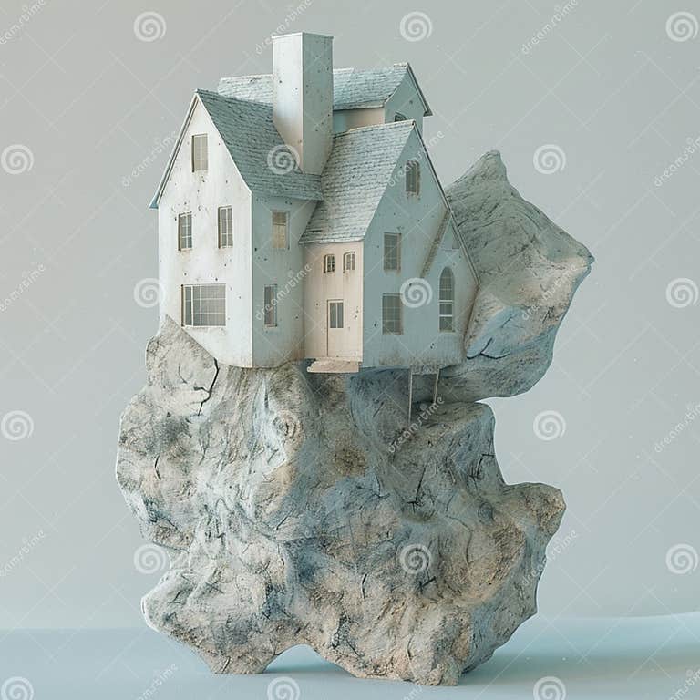 Stunning Architectural Design of a House with Unique Features Stock ...