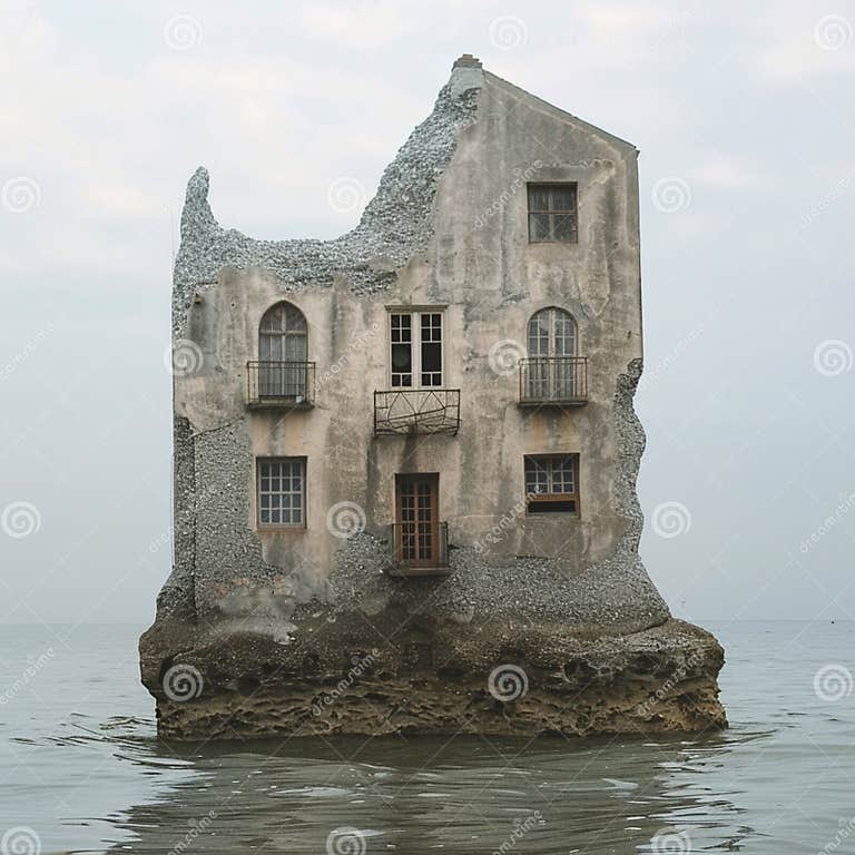 Stunning Architectural Design of a House with Unique Features Stock ...