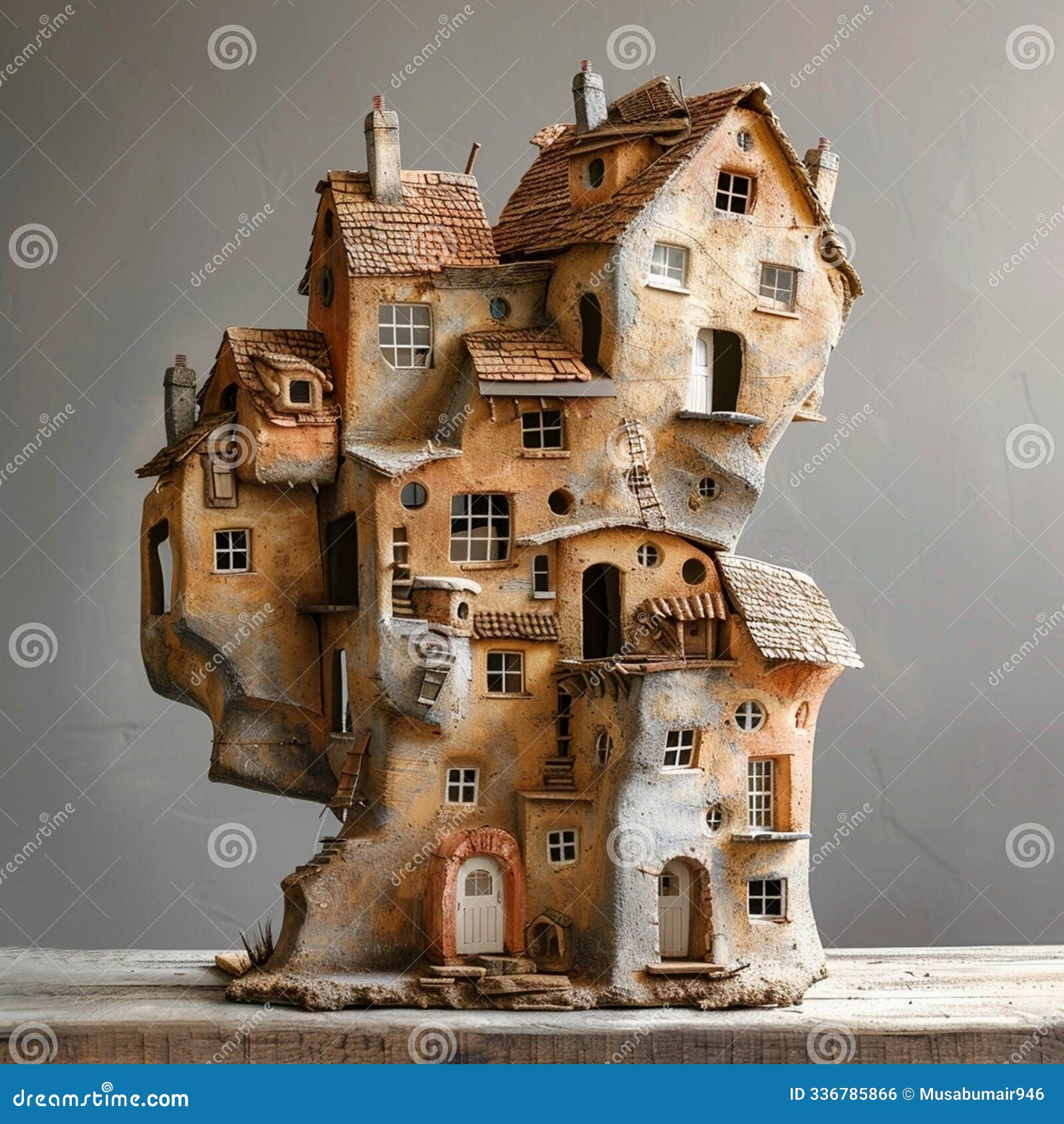 Stunning Architectural Design of a House with Unique Features Stock ...