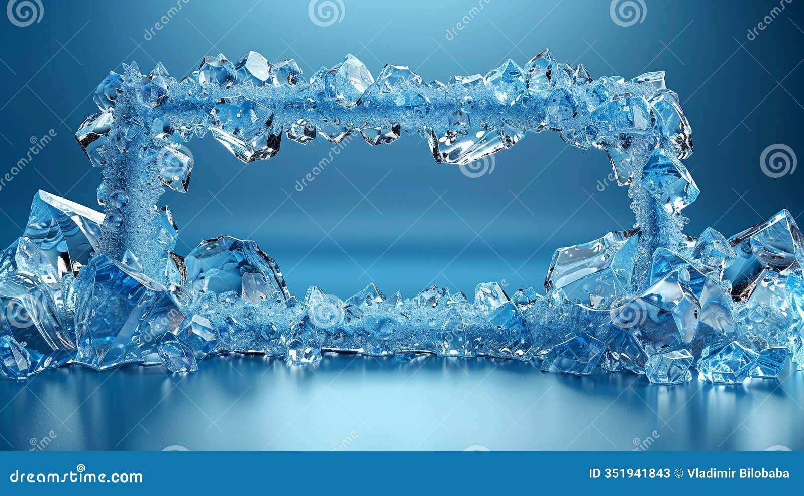 A Stunning Arrangement of Blue Ice Crystals Reflects Enchanting Light ...