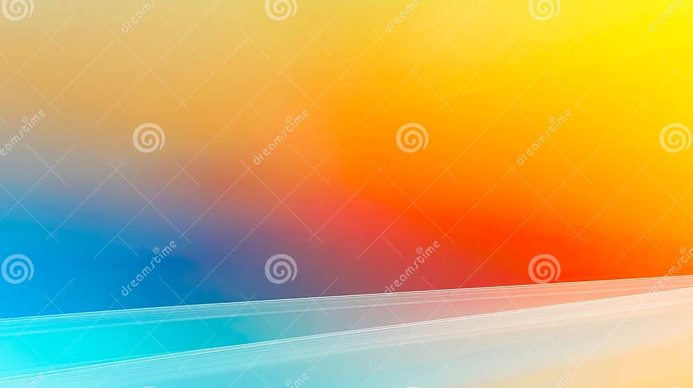 Diverse Colors Blend Seamlessly in a Smooth Gradient Border on a ...