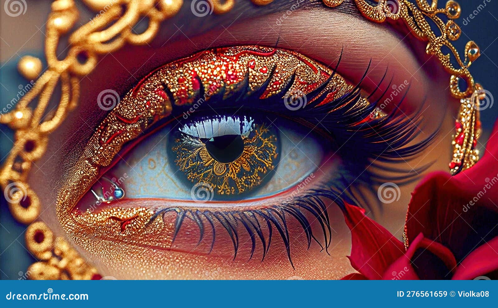 Stunning Art Eye Makeup Ideas for Bold Creative Looks Background Stock ...