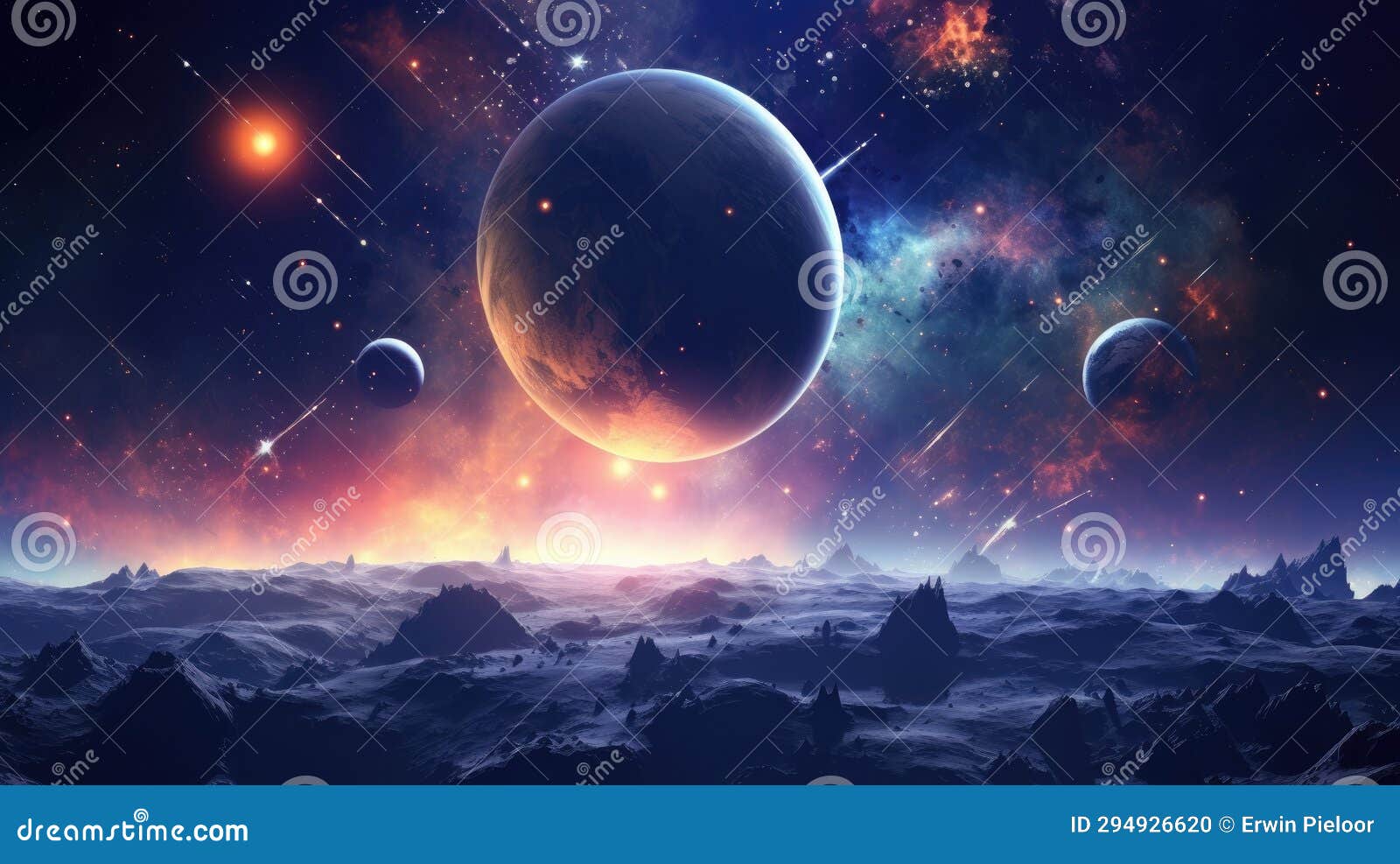 Stunning Astral Background for Design Inspiration Stock Illustration ...