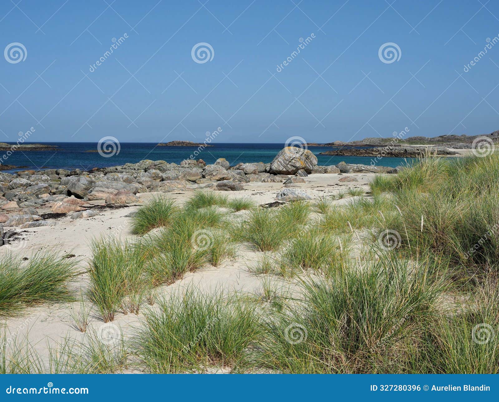 Stunning Beach on the Isle of Coll. Inner Hebrides. Scotland Stock ...