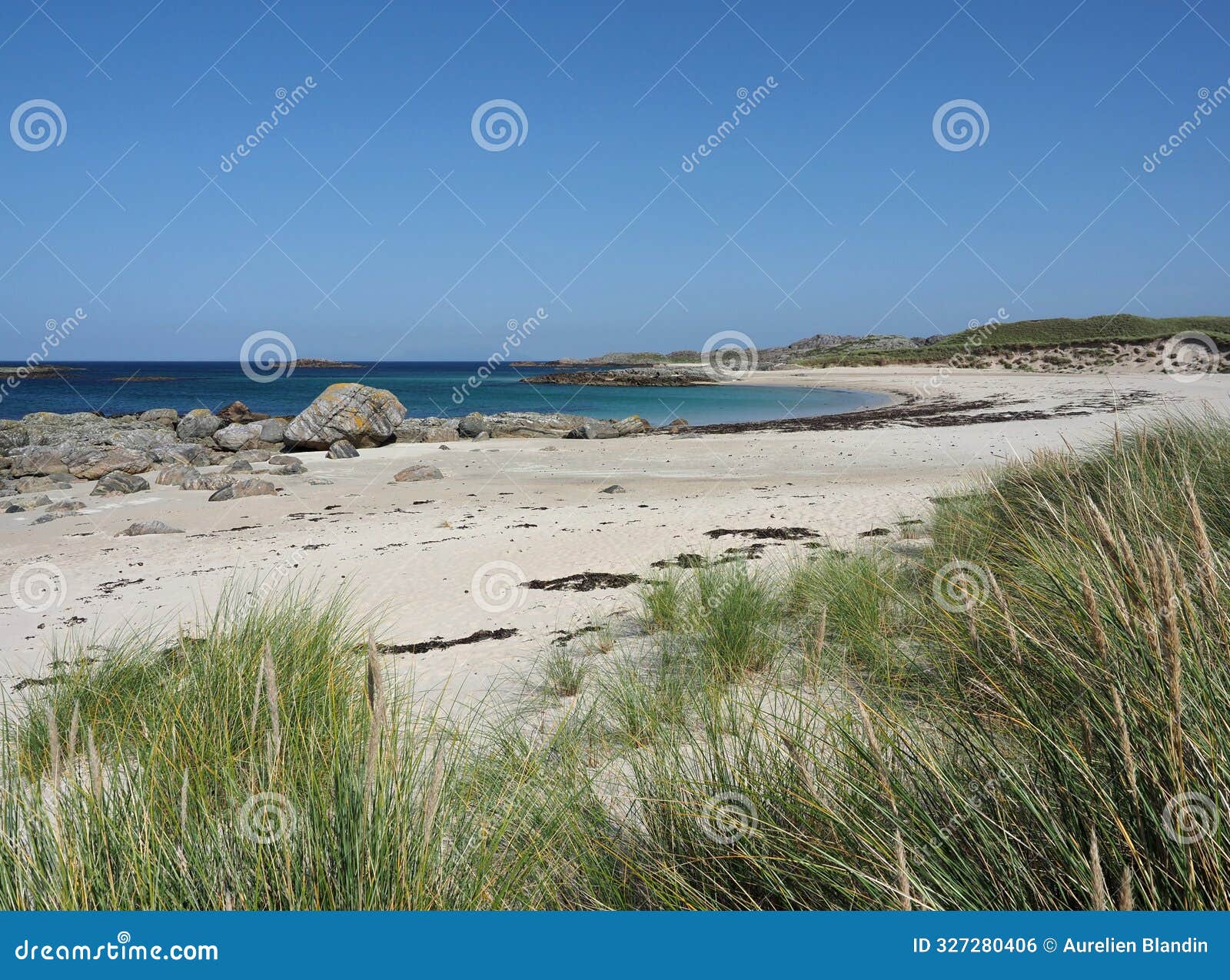 Stunning Beach on the Isle of Coll. Inner Hebrides. Scotland Stock ...