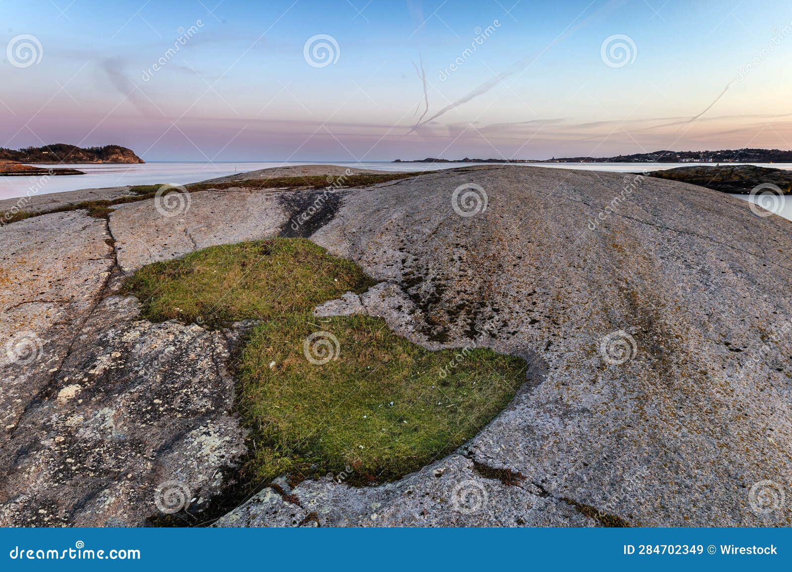 Stunning Beach in Larvik, Norway, Illuminated by the Warm, Golden Rays ...