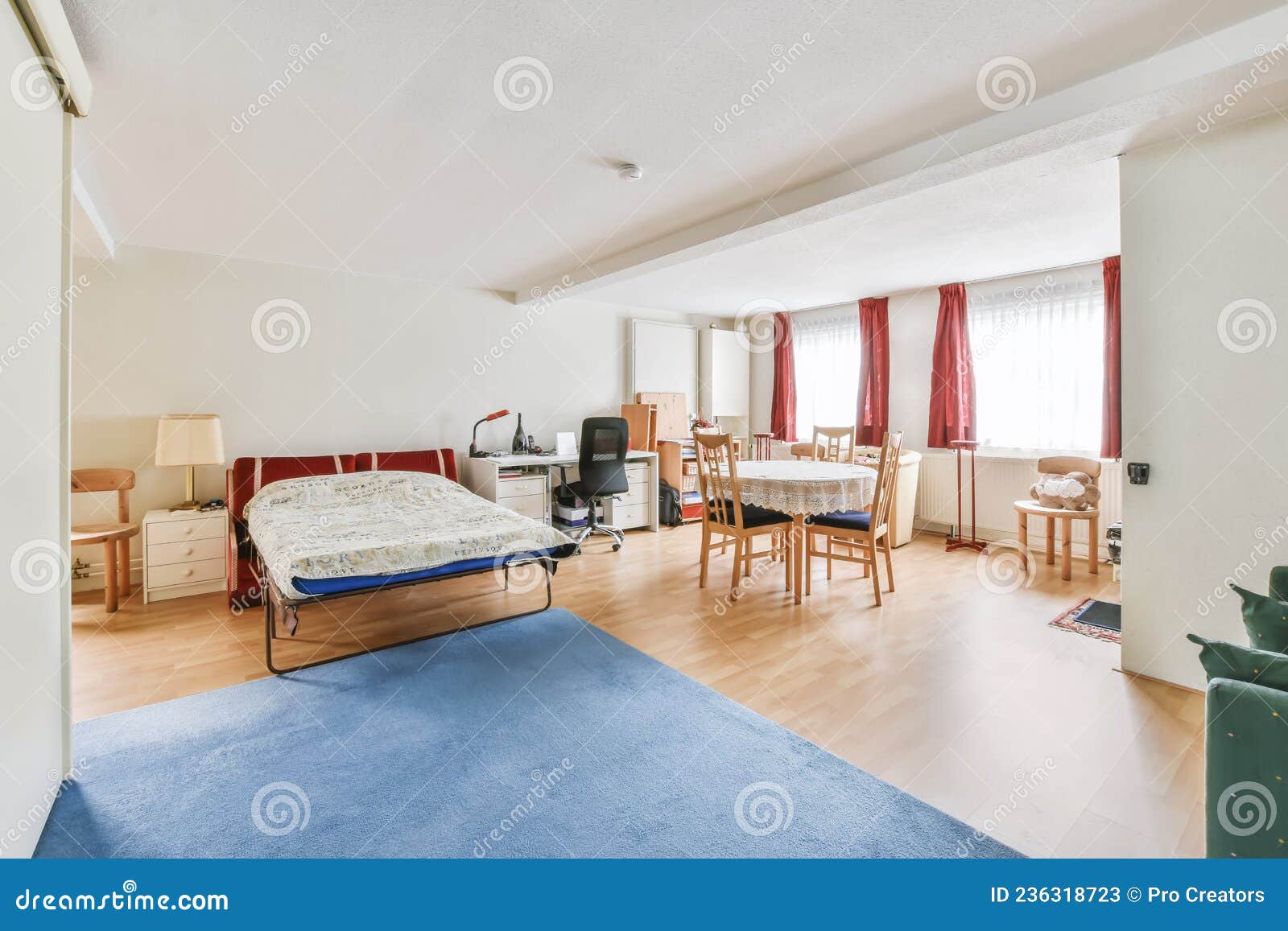 Stunning bedroom design stock image. Image of contemporary - 236318723