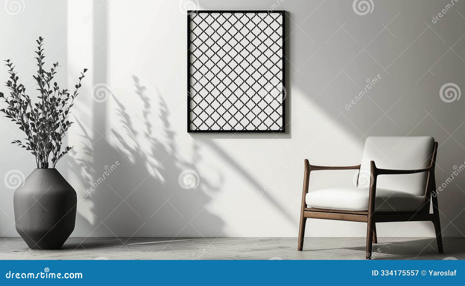 Stunning Black and White Geometric Pattern of a Chain Link Fence with ...