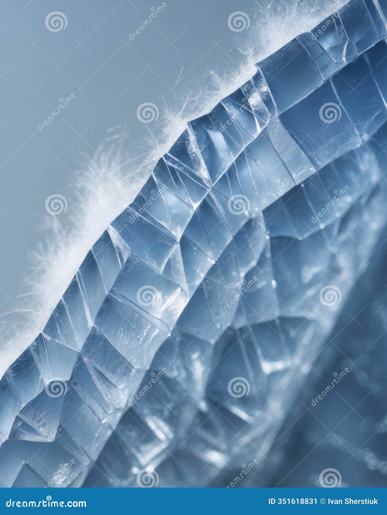 Stunning Blue Ice Crack Texture Background Image Stock Image - Image of ...