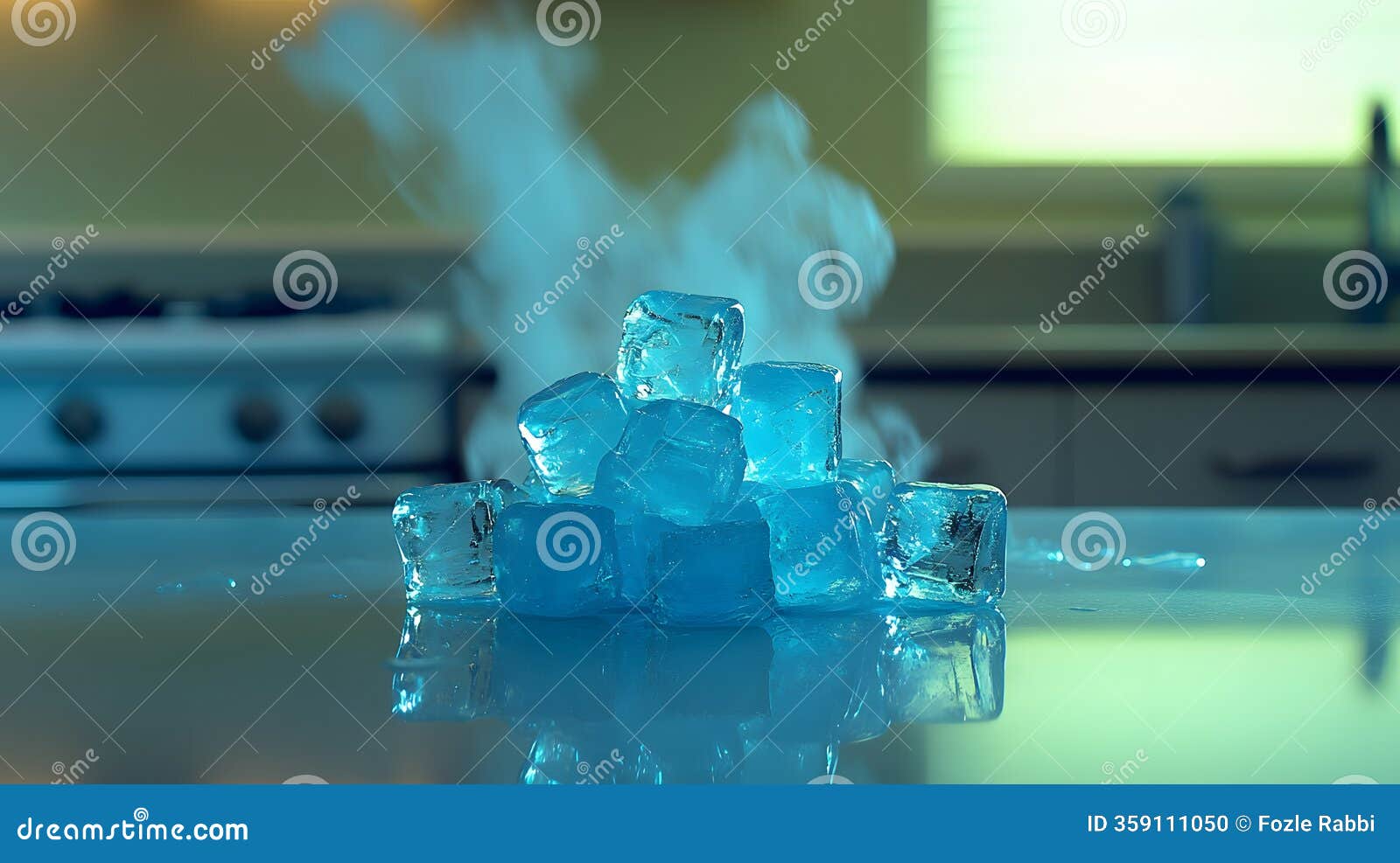 Stunning Blue Ice Cubes Stack on Glass Surface Good Resolution Stock Photo Stock Photo - Image ...