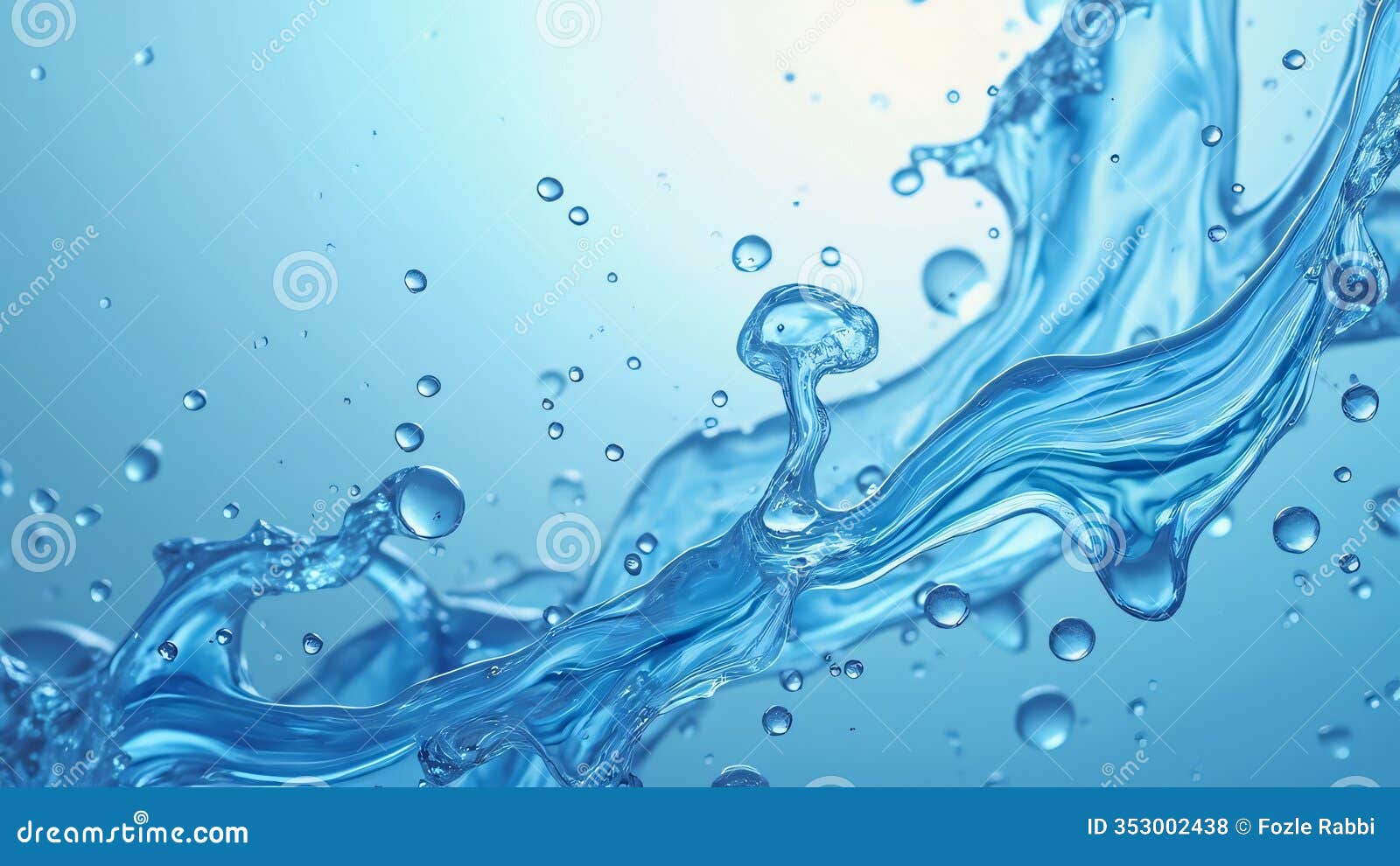 Stunning Blue Water Splash Background Image Good Resolution Stock ...