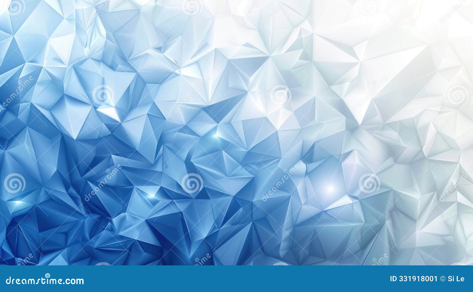 Blue and White Geometric Gradient Background Template Stock ...