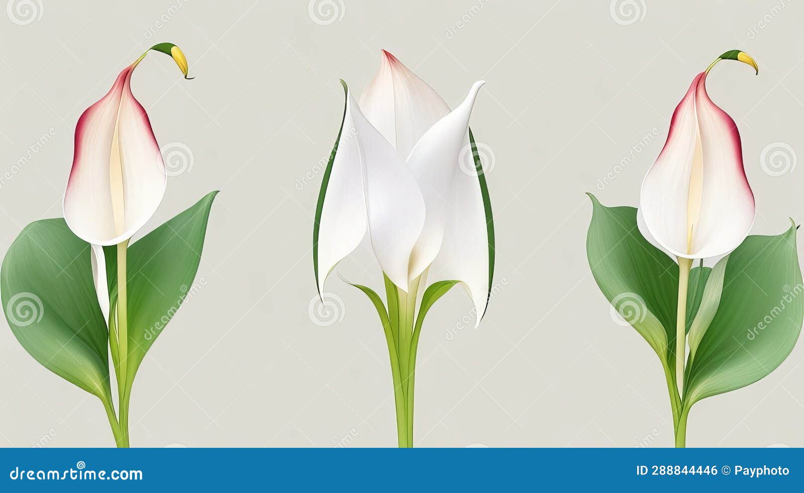 Stunning Calla Lily And Arum Lily Blooms. Stock Photo | CartoonDealer ...