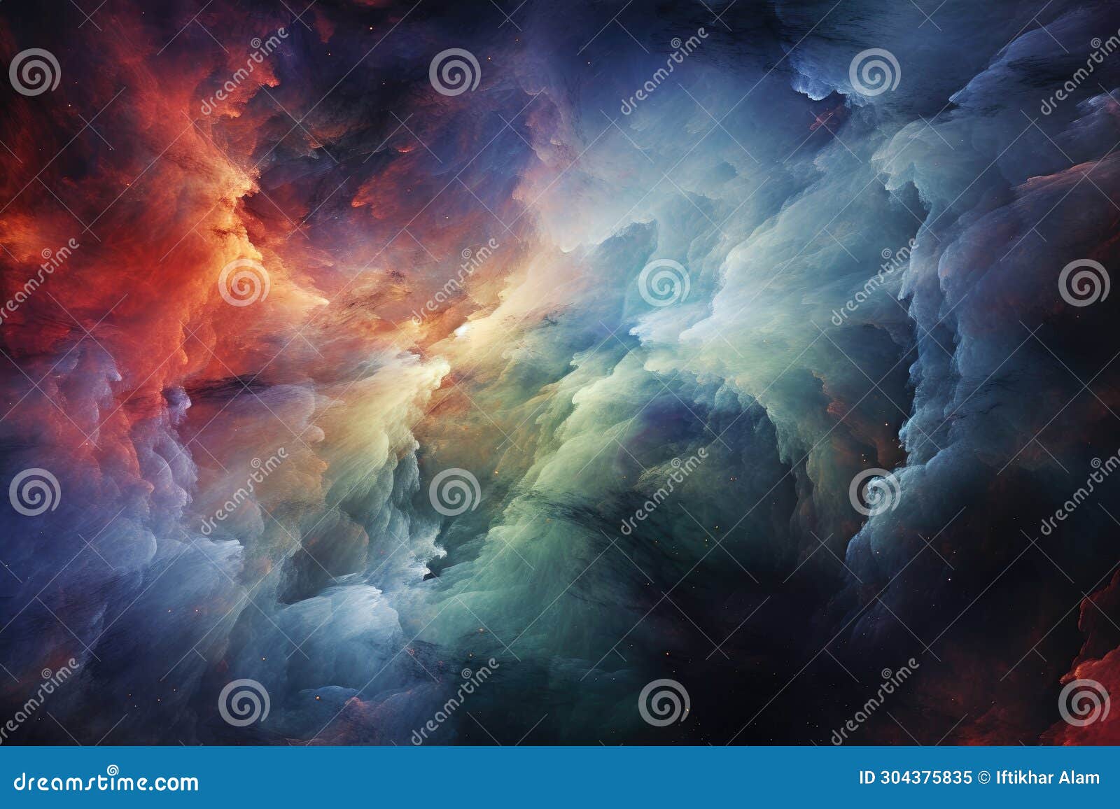 A Stunning Cloud Created with a Bursting Array of Bright and Vivid ...