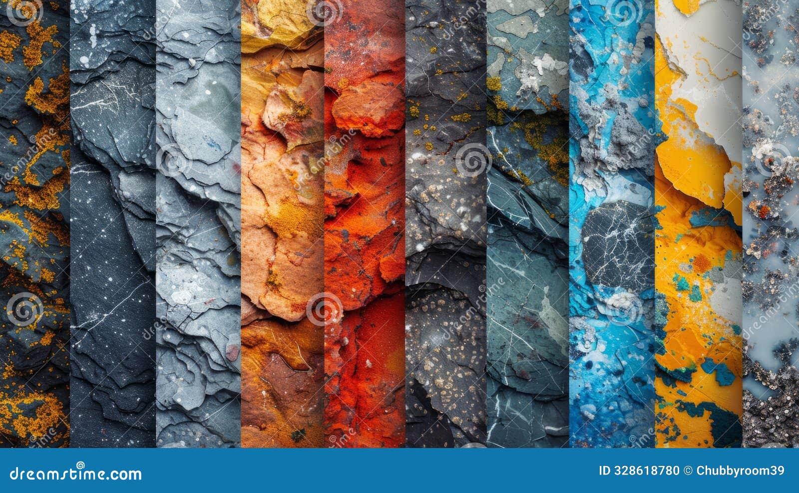 A Stunning Collage of Diverse Natural Earth Textures Blended Together ...