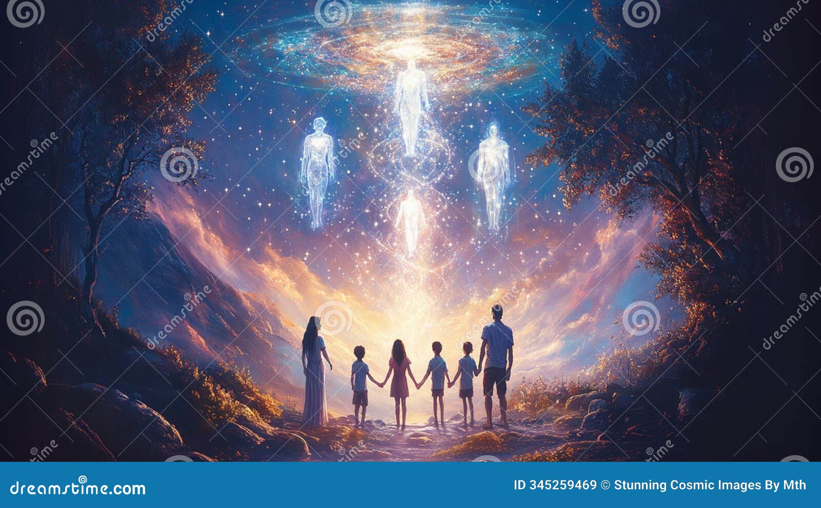 Family Spirit after Death in Heaven Going through a Portal ...