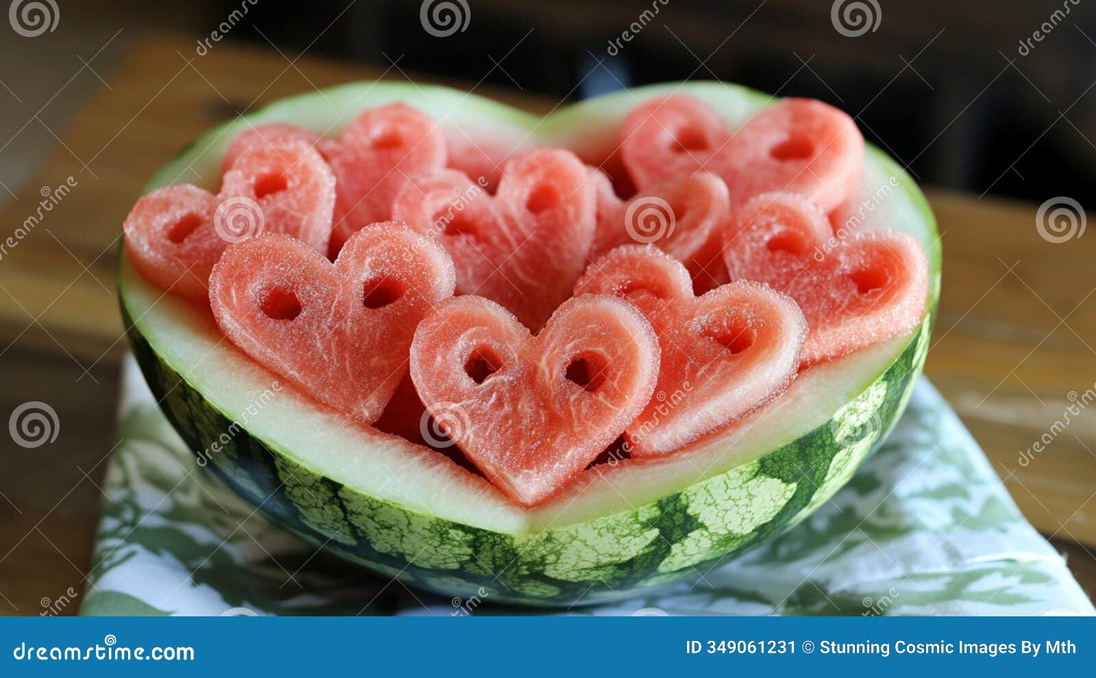 Fresh, Juicy, Refreshing, Delicious, Sweet Watermelon Fruit Sliced in ...