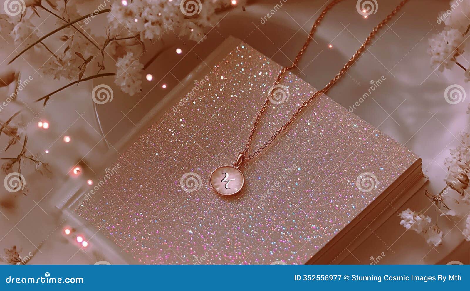 Magic Psychic Occult Oracle Esoteric Book Covered in Glitter and Gold ...