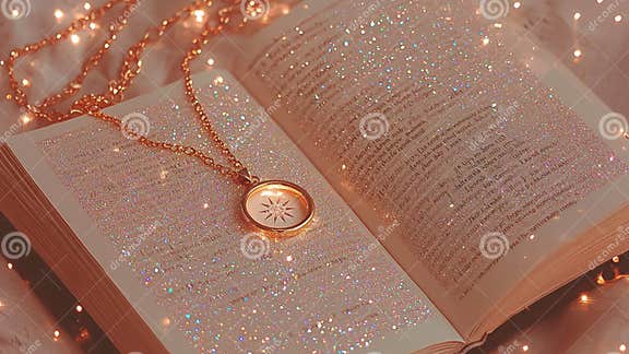 Magic Psychic Occult Oracle Esoteric Book Covered in Glitter and Gold ...