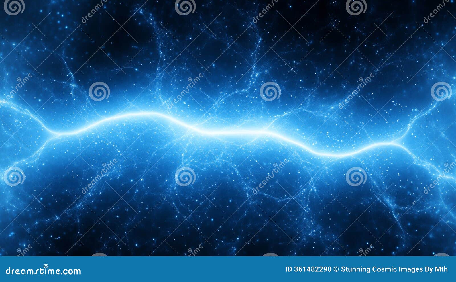 Wave of Electricity Electric Energy Power Wave Electromagnetic Voltage ...