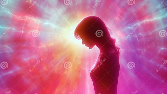 A Clairvoyant Psychic Woman Using Her Extrasensory Intuition, Sixth ...