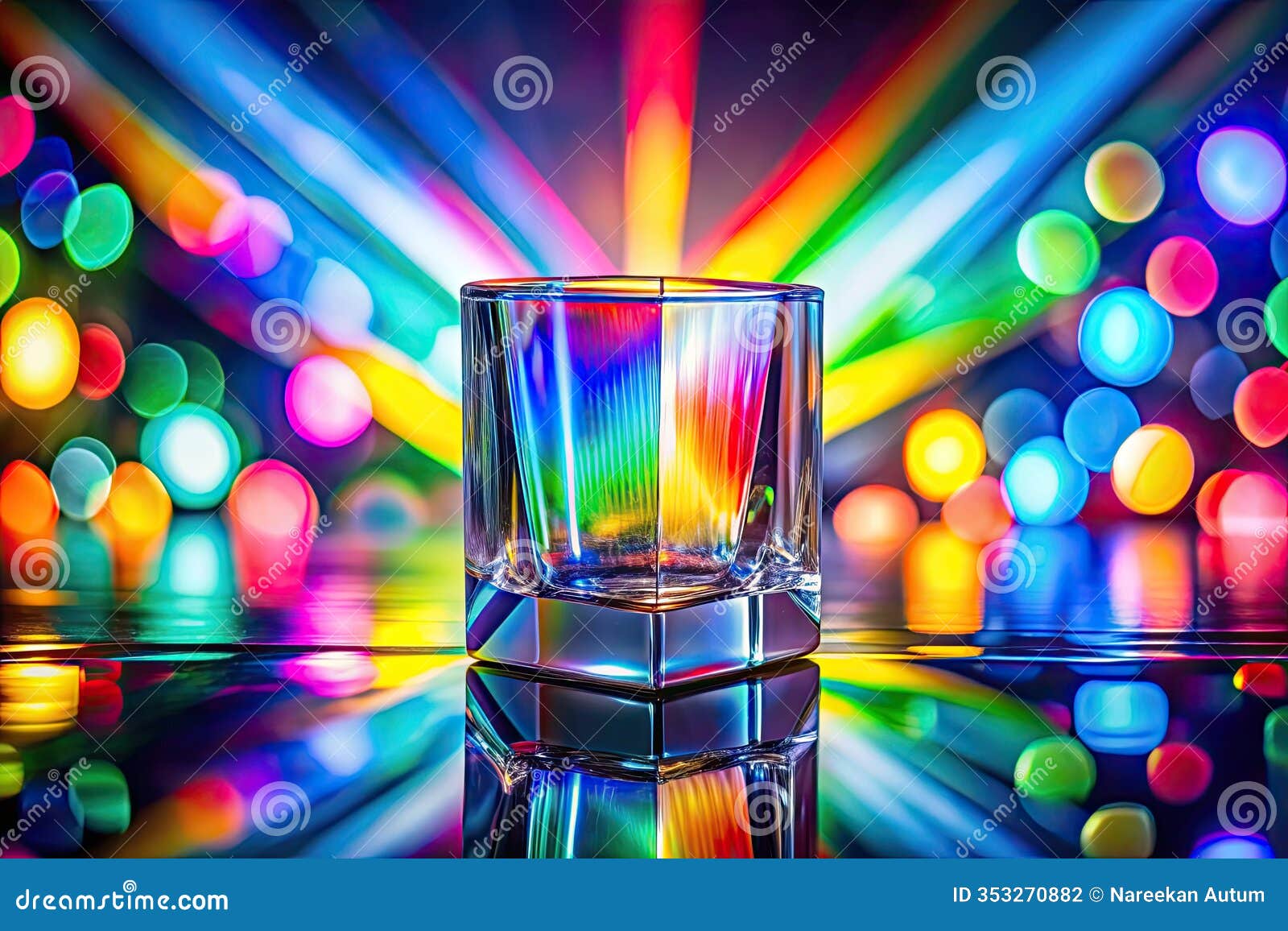 Refraction Example Vector Illustration Diagram | CartoonDealer.com ...