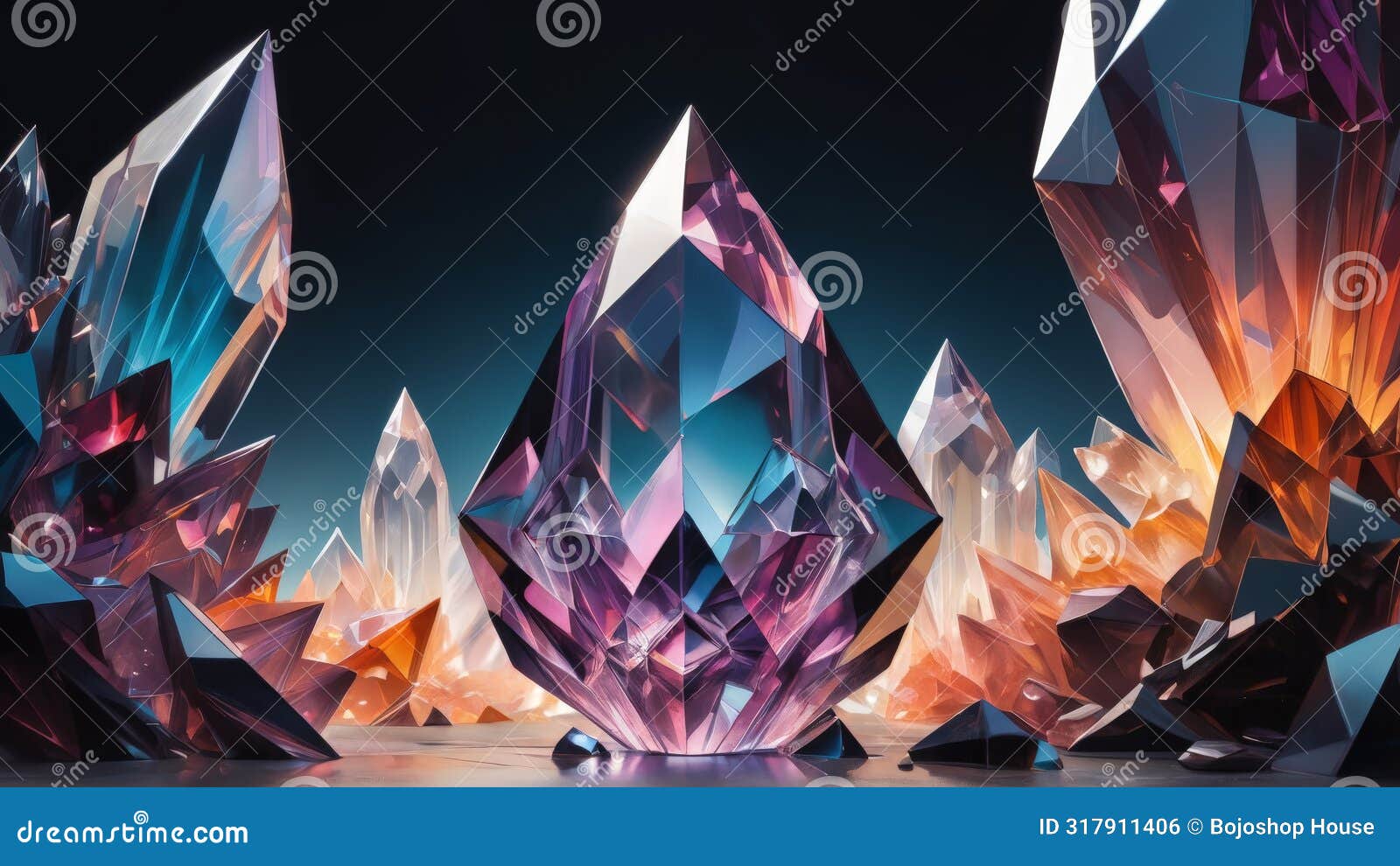 A Stunning Crystal Void, Where Shimmering, Translucent Crystals of ...