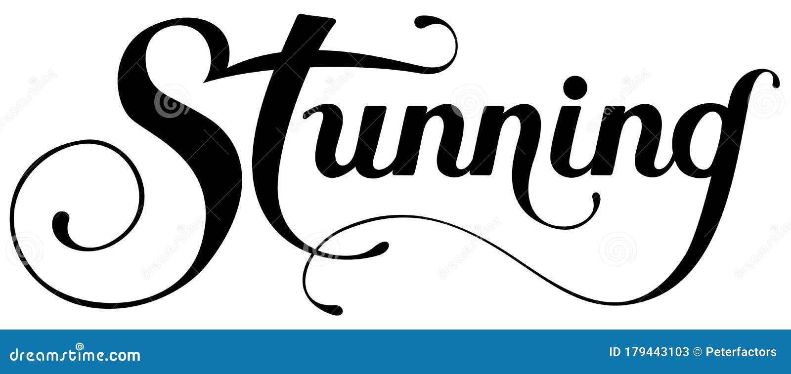 Phenomenal - Custom Calligraphy Text Vector Illustration ...